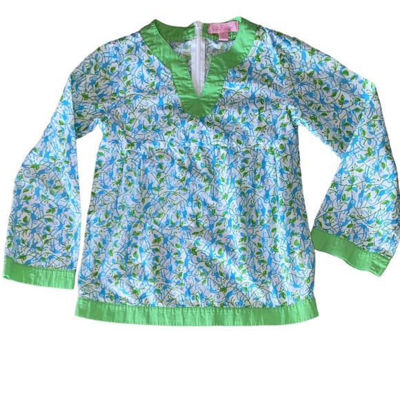Lilly Pulitzer | Shirts & Tops | Lilly Pulitzer Girls Monkey Print ...